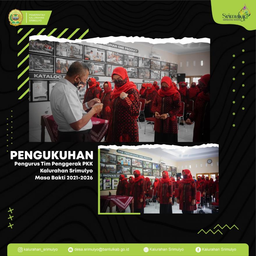 Pengurus TP PKK Masa Bakti 2021-2026 Resmi Dikukuhkan dengan Penyematan ...