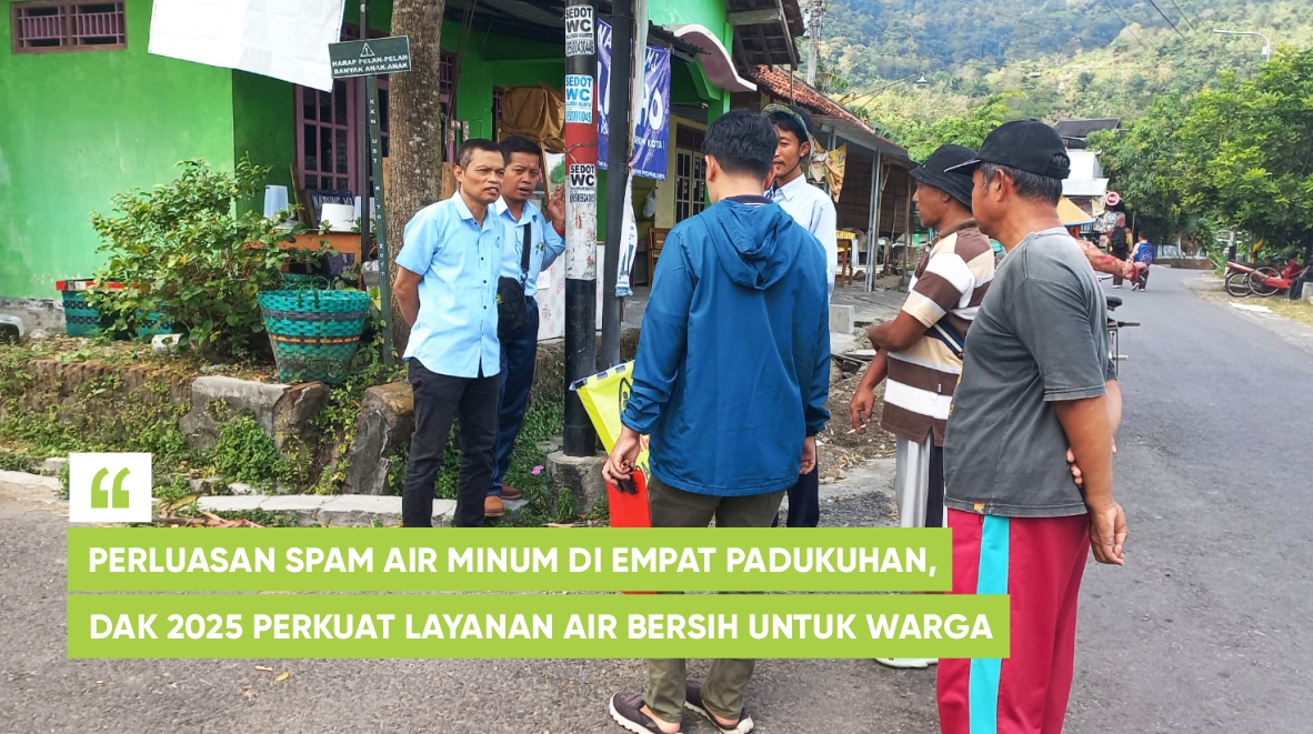 Perluasan SPAM Air Minum di Empat Padukuhan, DAK 2025 Perkuat Layanan ...